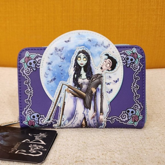 Loungefly | Bags | Loungefly Corpse Bride Moon Lenticular Butterfly Zip ...
